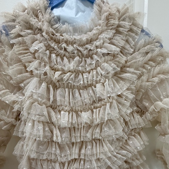 Needle & Thread | Dresses | Needle And Thread Blush Ruffle Gown | Poshmark